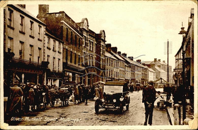 Oliver Plunkett Street Mullingar Postcards Ireland Oliver Plunkett Street Mullingar Postcards Ireland